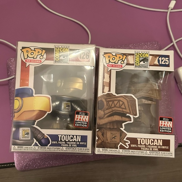 Funko | Toys | Sdcc 222 Funko Pop Toucan Tiki And Robot | Poshmark